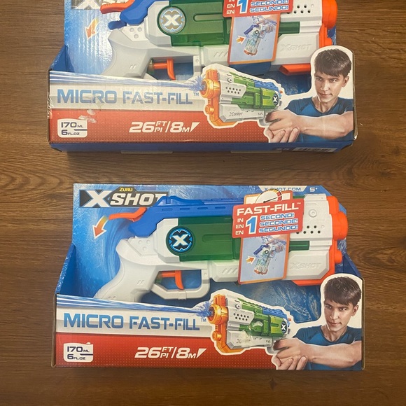 x shot | Toys | Brand New Zuru Xshot Micro Fastfill Blaster Toy Mini ...